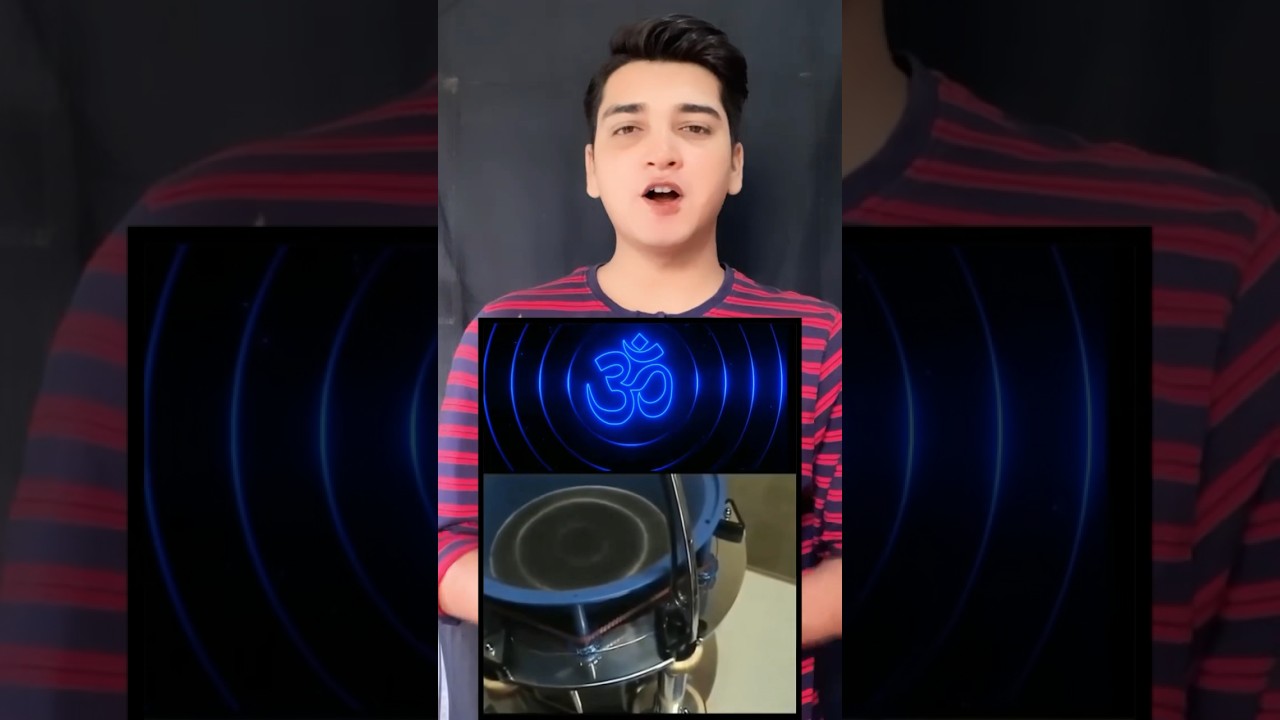 "OM" Sound On a Tonoscope. #share #rahasya #facts #om #sanatandharma # ...