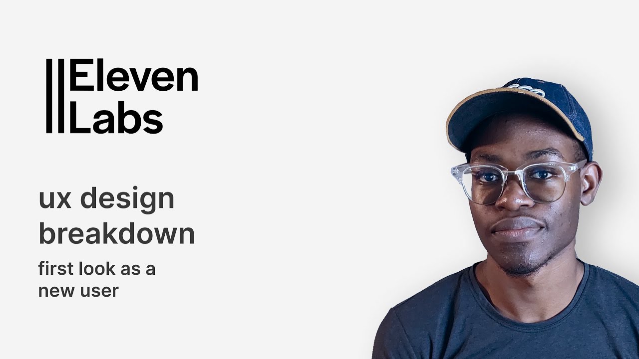 AI Voice Generator Platform | Eleven Labs First Look and UX Breakdown ...