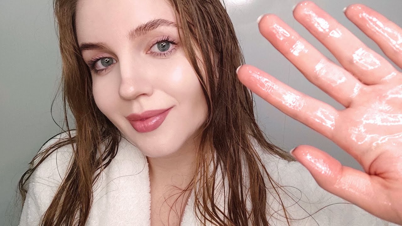 ASMR Oil Face, Neck and Shoulders Massage. Personal Attention - YouTube