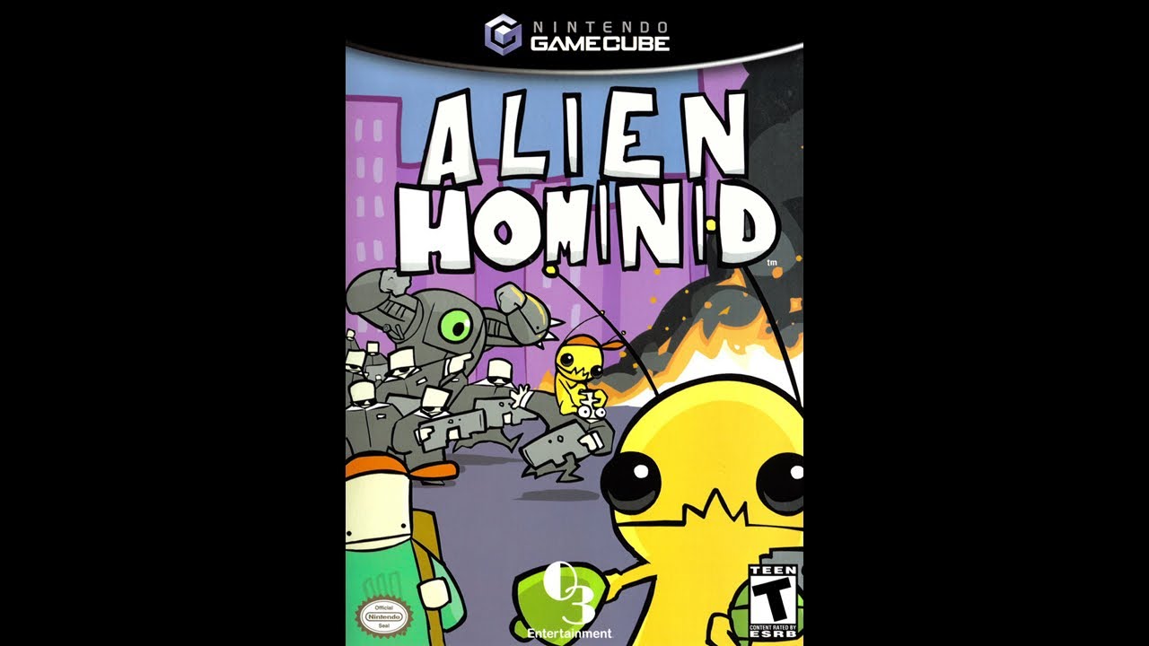 GameCube - Alien Hominid 'Intro & Level 1-1' - YouTube