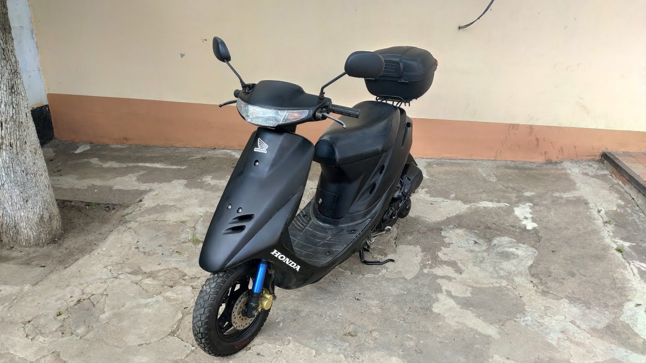 Скутер Honda Dio 28+Сигнализация 2-х стороняя,Обзор Скутера Honda Dio 28 - YouTube