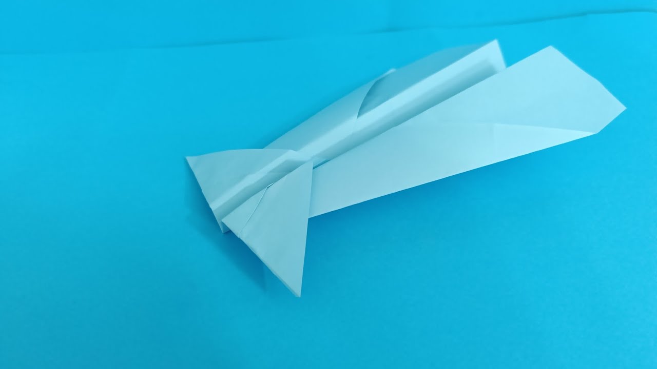 How to make origami squid airplane 🚀 - YouTube