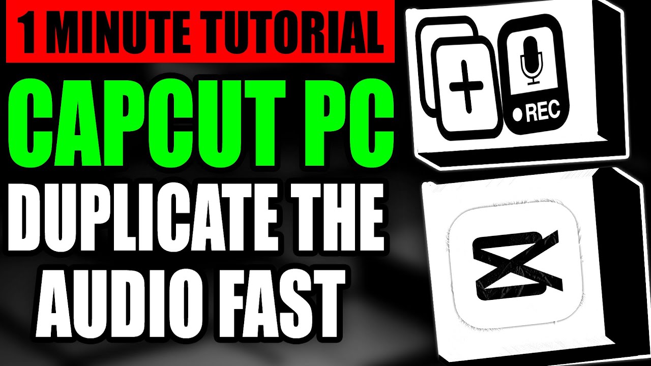Duplicate Audio Tracks Capcut - Tutorial (2025) - YouTube