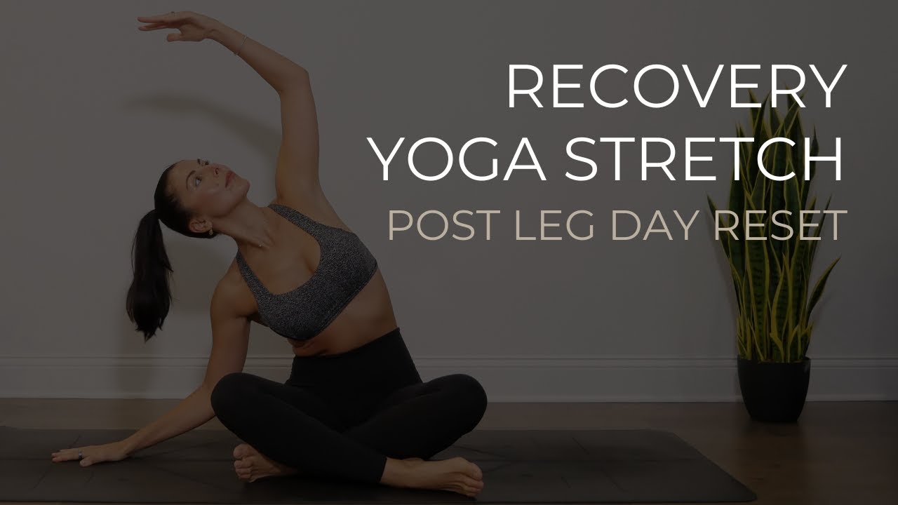 Workout Recovery: Stretches for Sore Legs and Glutes - YouTube