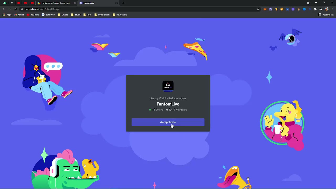 Airdrop 1370 token FTL mạng Fantom - YouTube