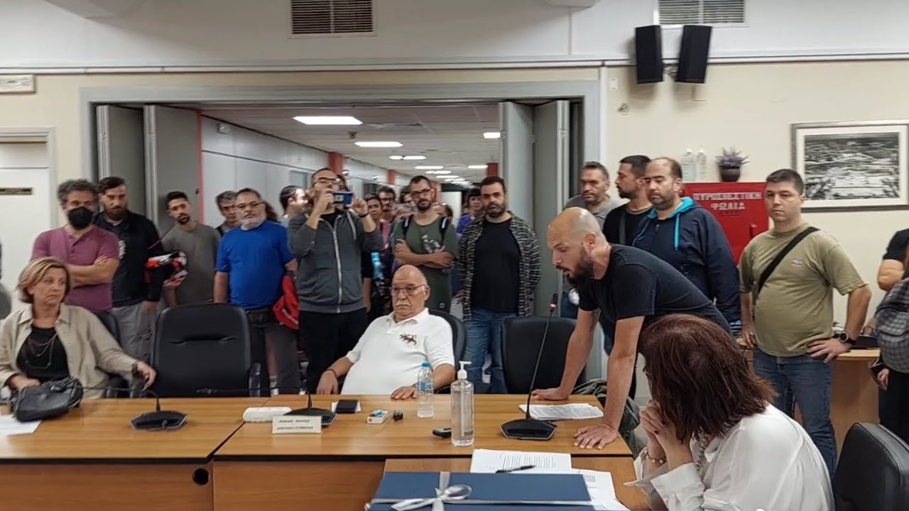 Παρέμβαση στο δημοτικό συμβούλιο Ελευσίνας - YouTube