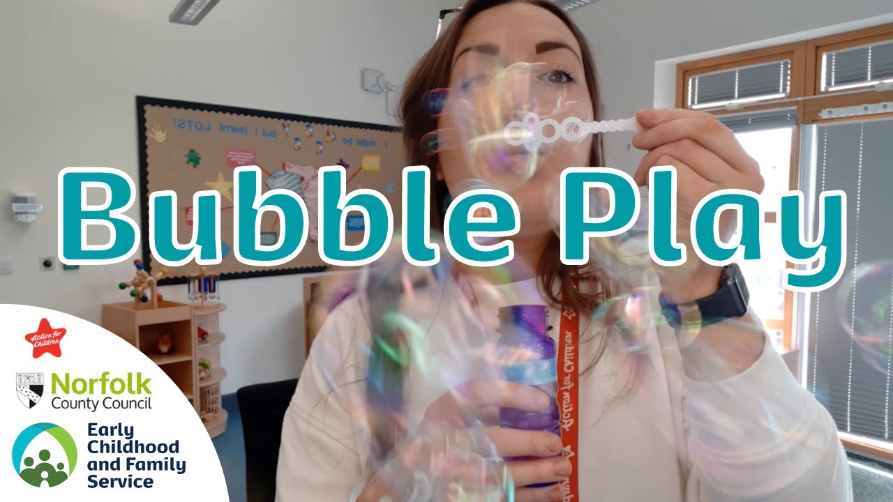 BUBBLE PLAY! with the Early Childhood and Family Service - YouTube