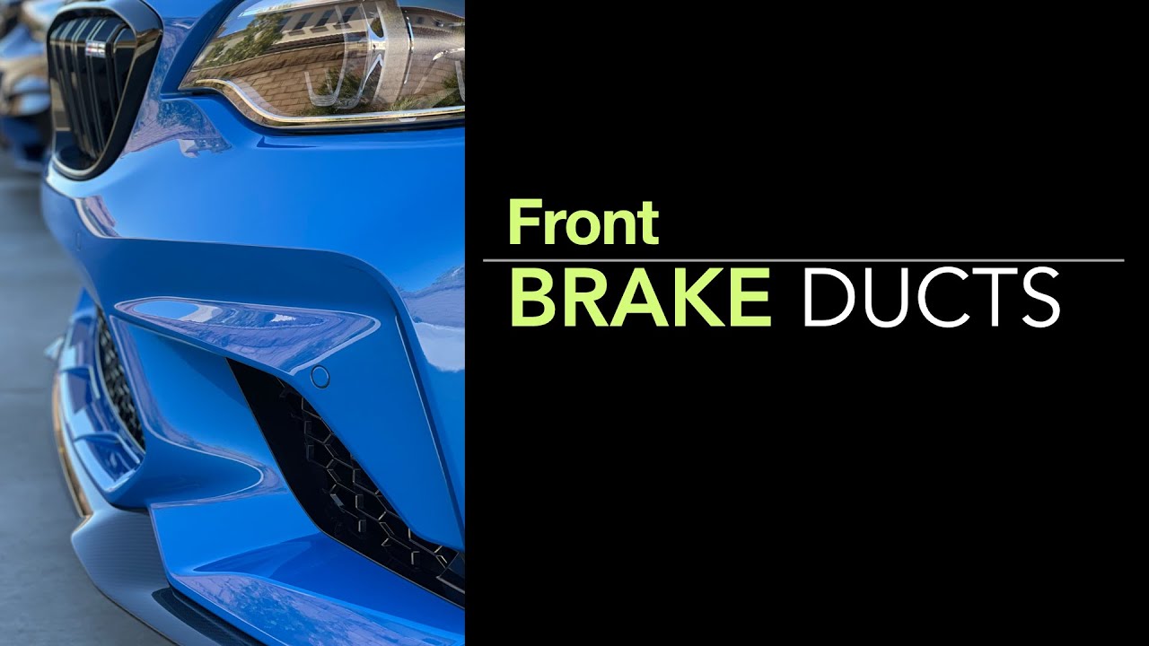 F87 BMW M2 CS Front Brake Duct Detail - YouTube