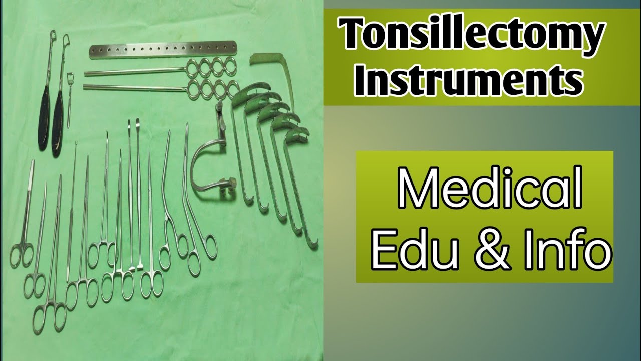 Tonsillectomy Instrument learn by medical edu & info. #medical student ...