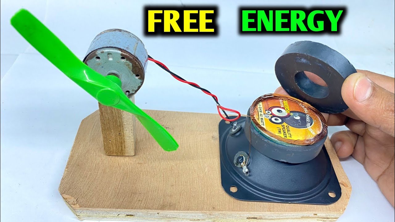 How to make Free Energy with Magnet and Dc motor | Homemade magnet ...