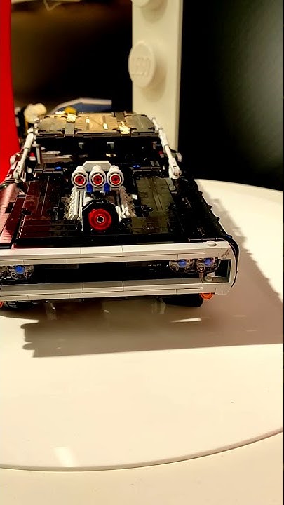 Lego super car Lego V8 engine fast car dodge charger V8 engine - YouTube