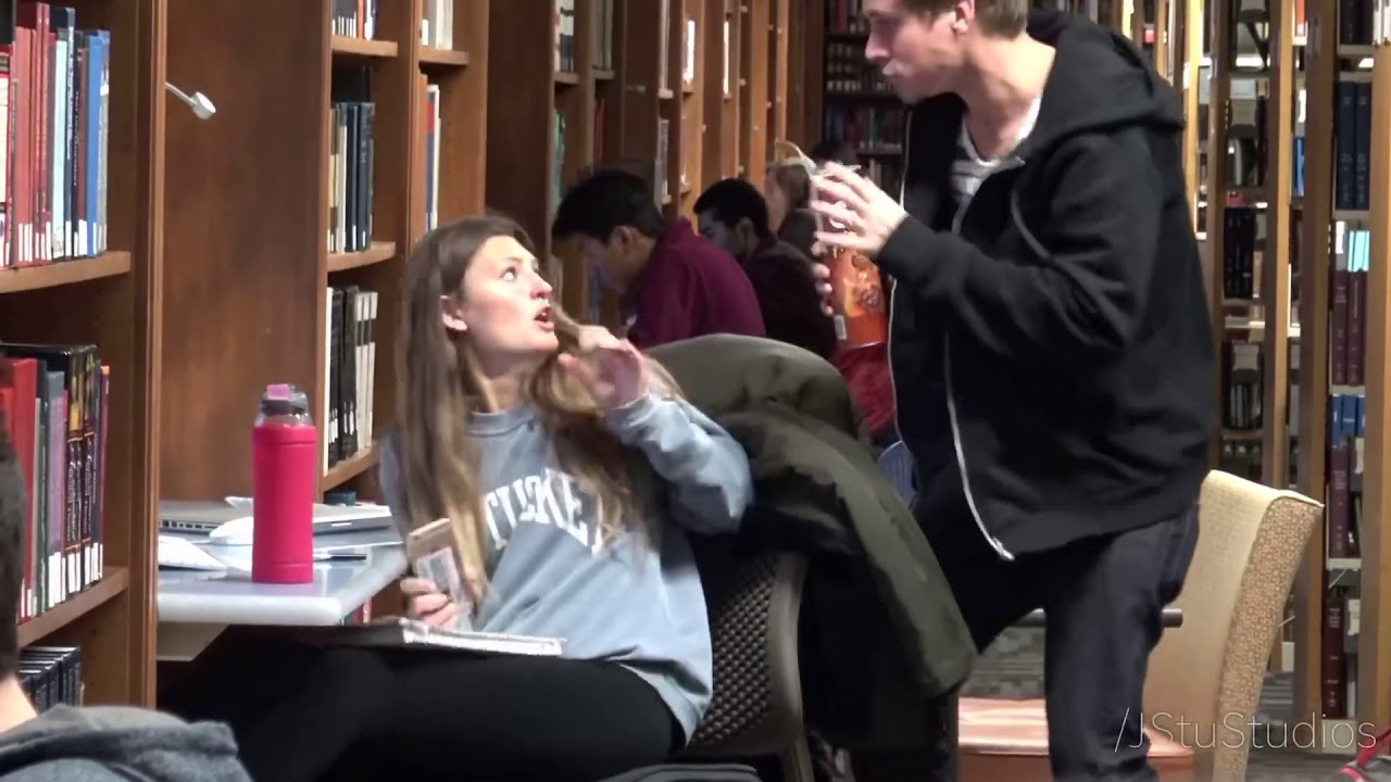 The best library prank !!! - YouTube