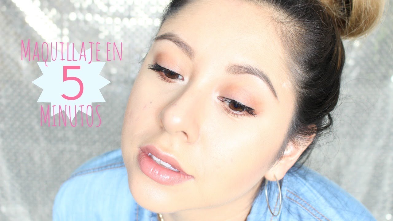 Maquillaje en 5 minutos súper fácil - YouTube