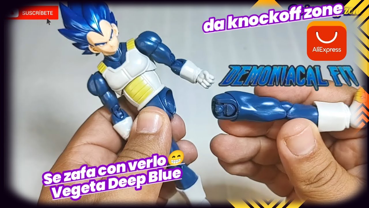 Vegeta Deep Blue de Demoniacal Fit Reseña y Análisis #dragonball #aliexpress #dbs #review # ...