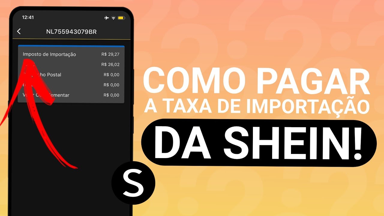 COMO PAGAR TAXA DE IMPORTAÇÃO SHEIN - YouTube