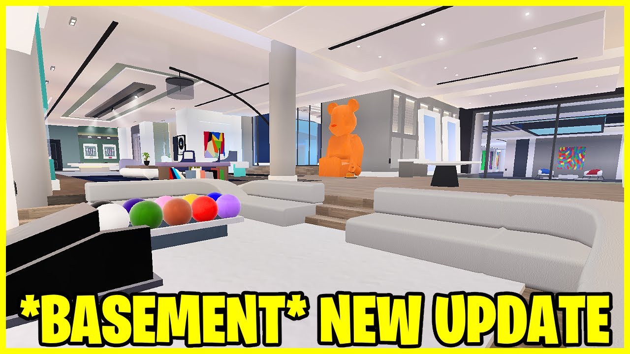 *BASEMENT* NEW UPDATE MEGA MANSION TYCOON ROBLOX - YouTube