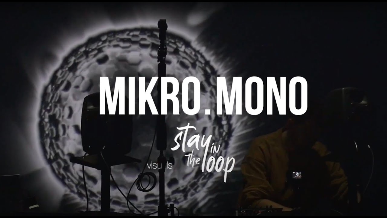 MIKRO.MONO - Saudade - live electronic music techno visuals performance - YouTube