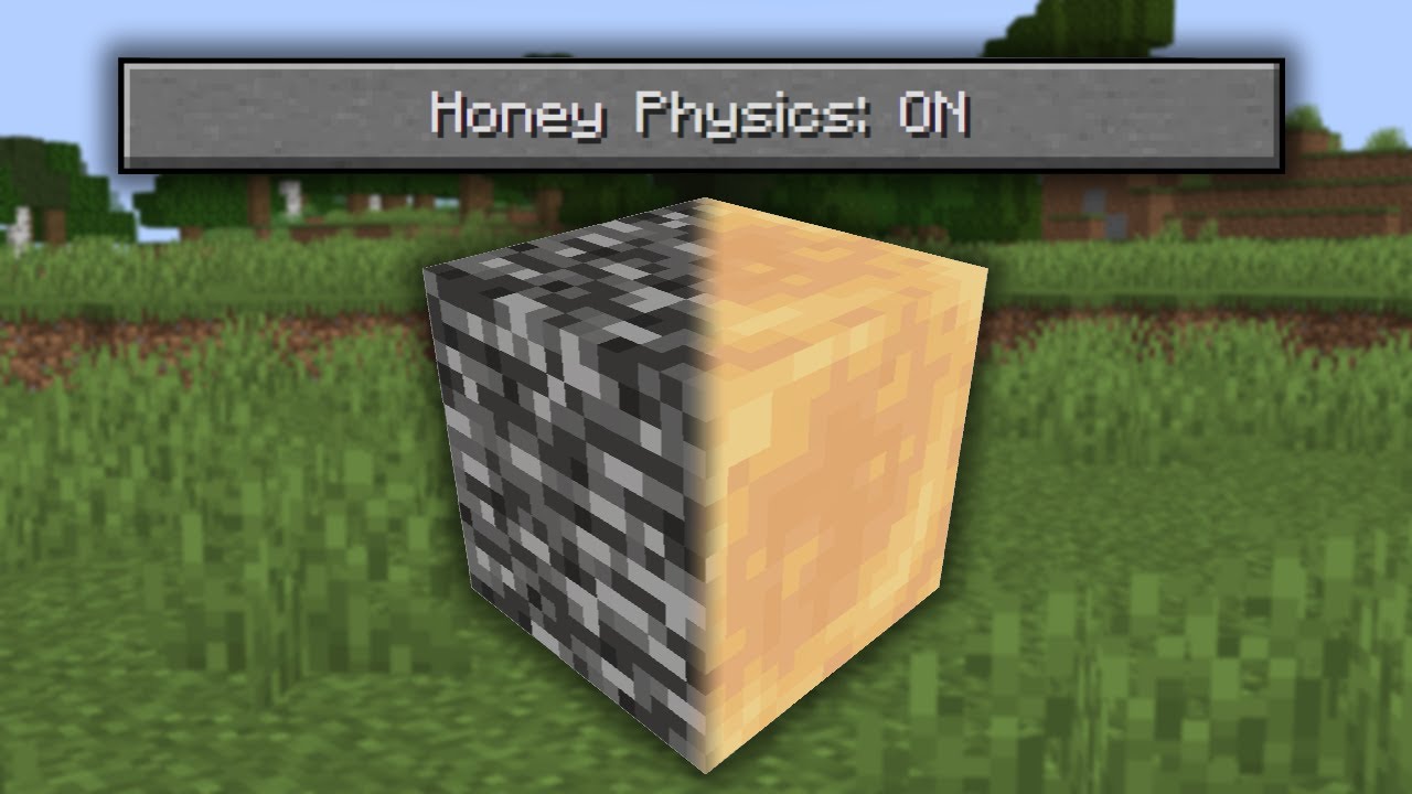 I made every block sticky in Minecraft... - YouTube