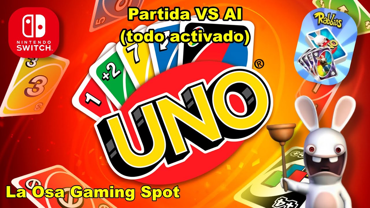 UNO Gameplay - Rabbids Deck - Nintendo Switch - YouTube