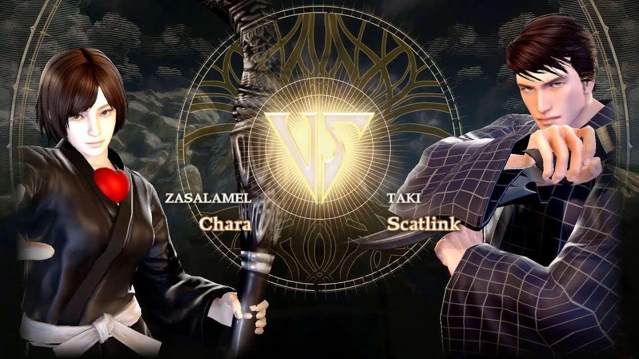 SC6: Custom Replay - Chara VS Scatlink WHEN SOULS IGNITE (PS4) - YouTube