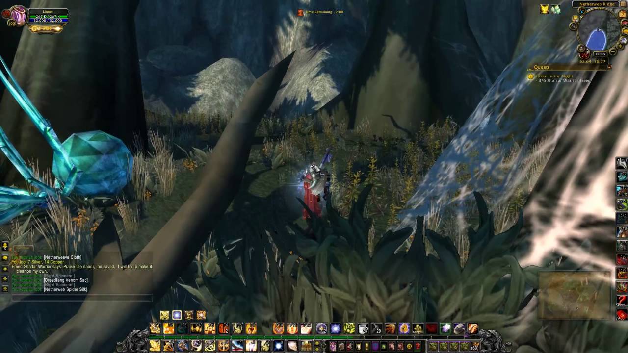 Taken In The Night Quest ID 10873 Playthrough Terokkar Forest - YouTube
