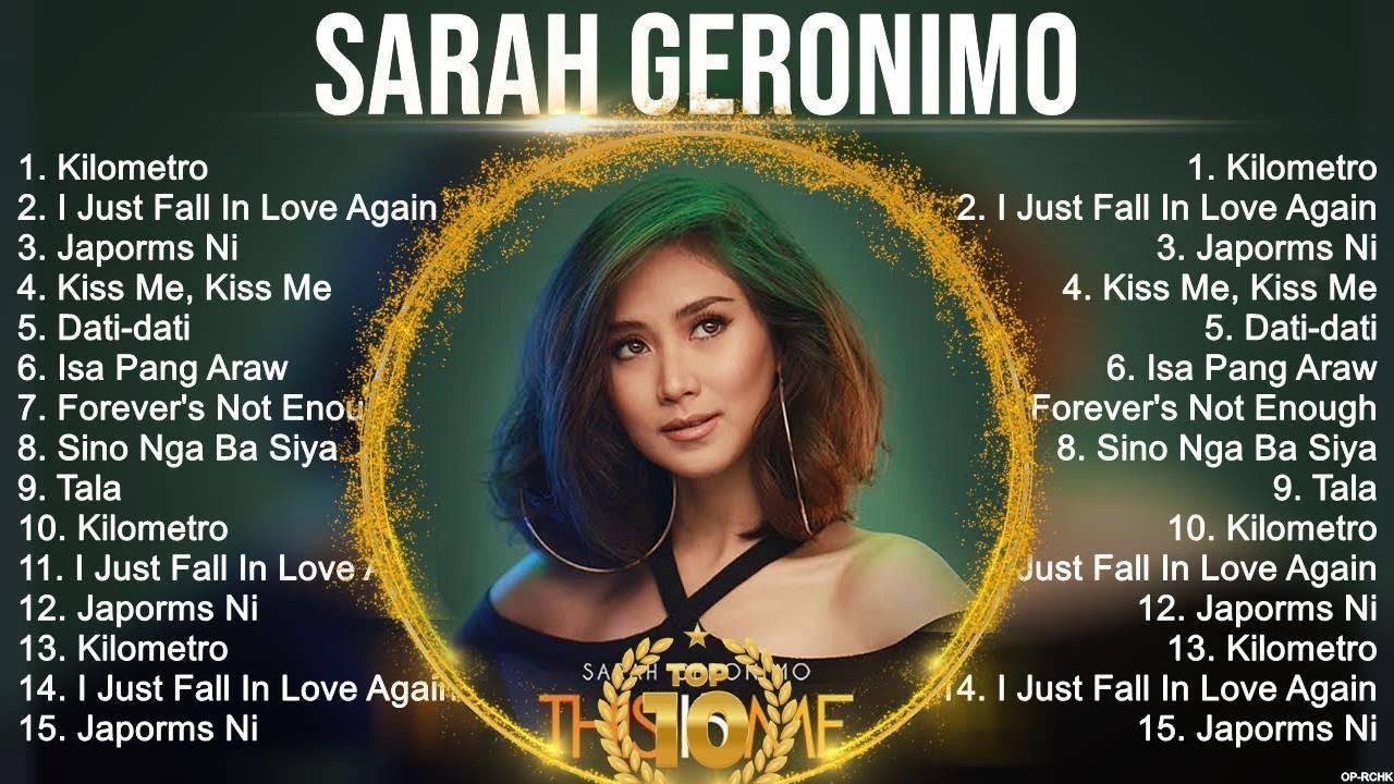 Sarah Geronimo Greatest Hits ~ Best Songs Tagalog Love Songs 80's 90's ...