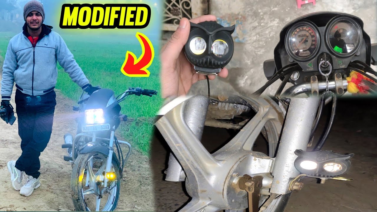 MODIFIED SPLENDOR | MODIFIED SPLENDOR HEADLIGHT MODIFIED OWLLIGHT ...