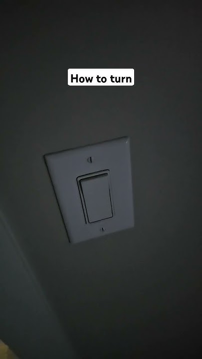 How to Turn Light ON/OFF - YouTube