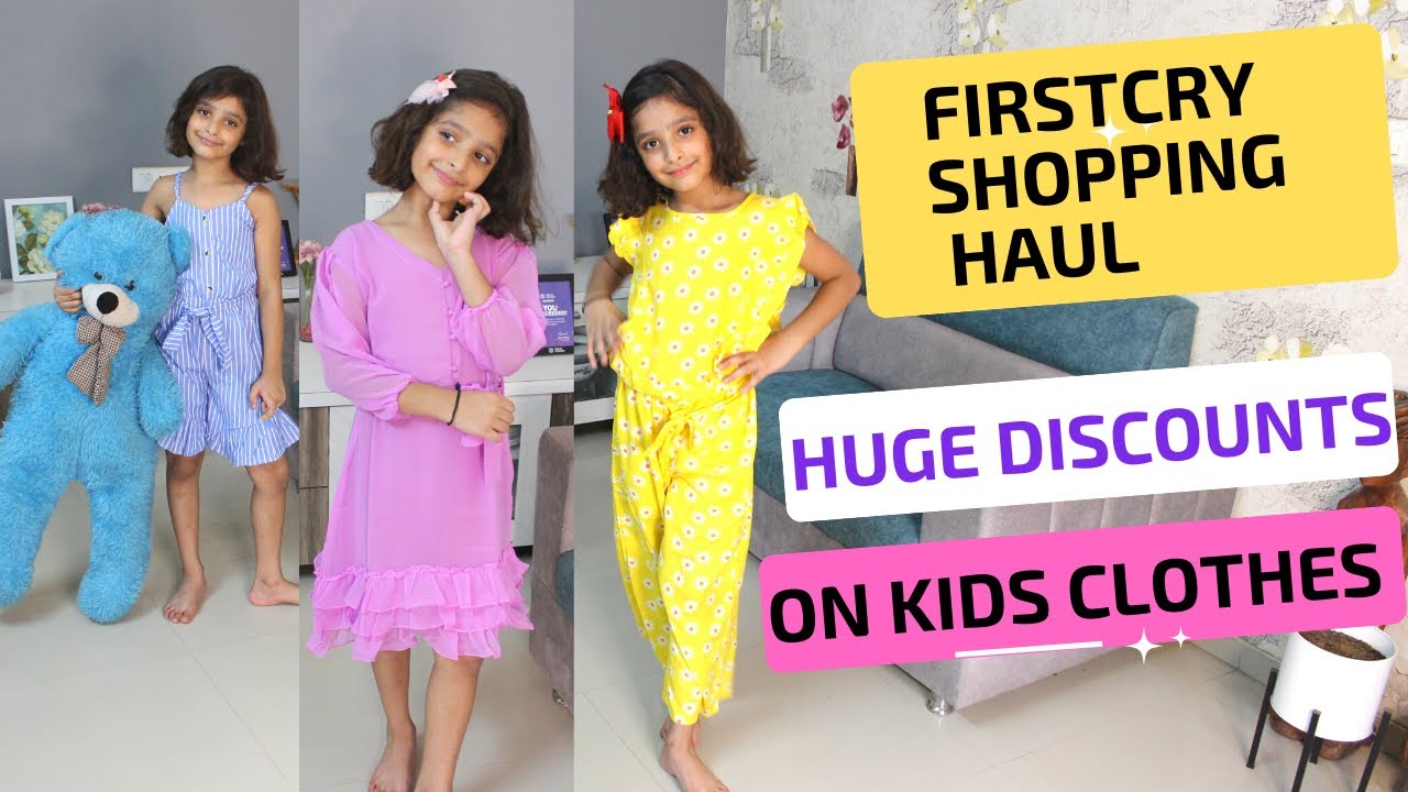 Kids Clothing Haul| Best Branded Clothes for Kids| Firstcry Shopping ...