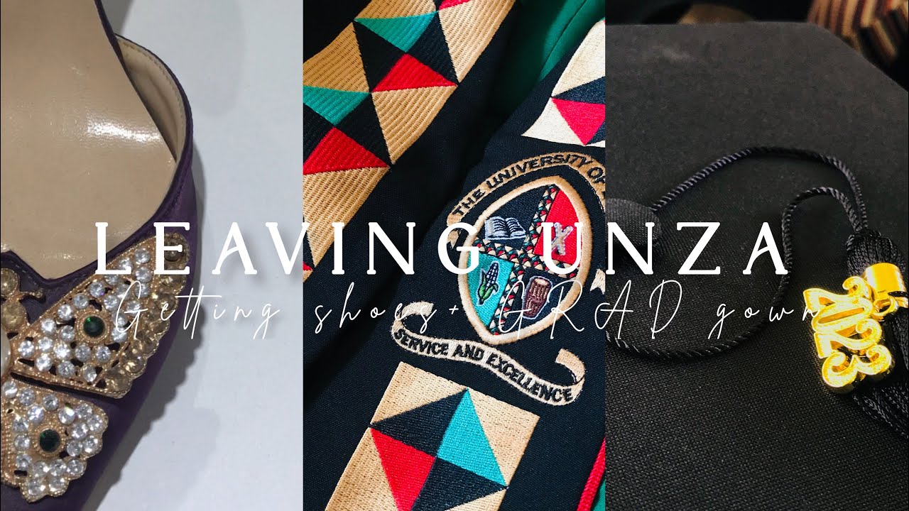 Grad series| Getting the gown + the prettiest shoes 🥺| UNZA| Zambian ...