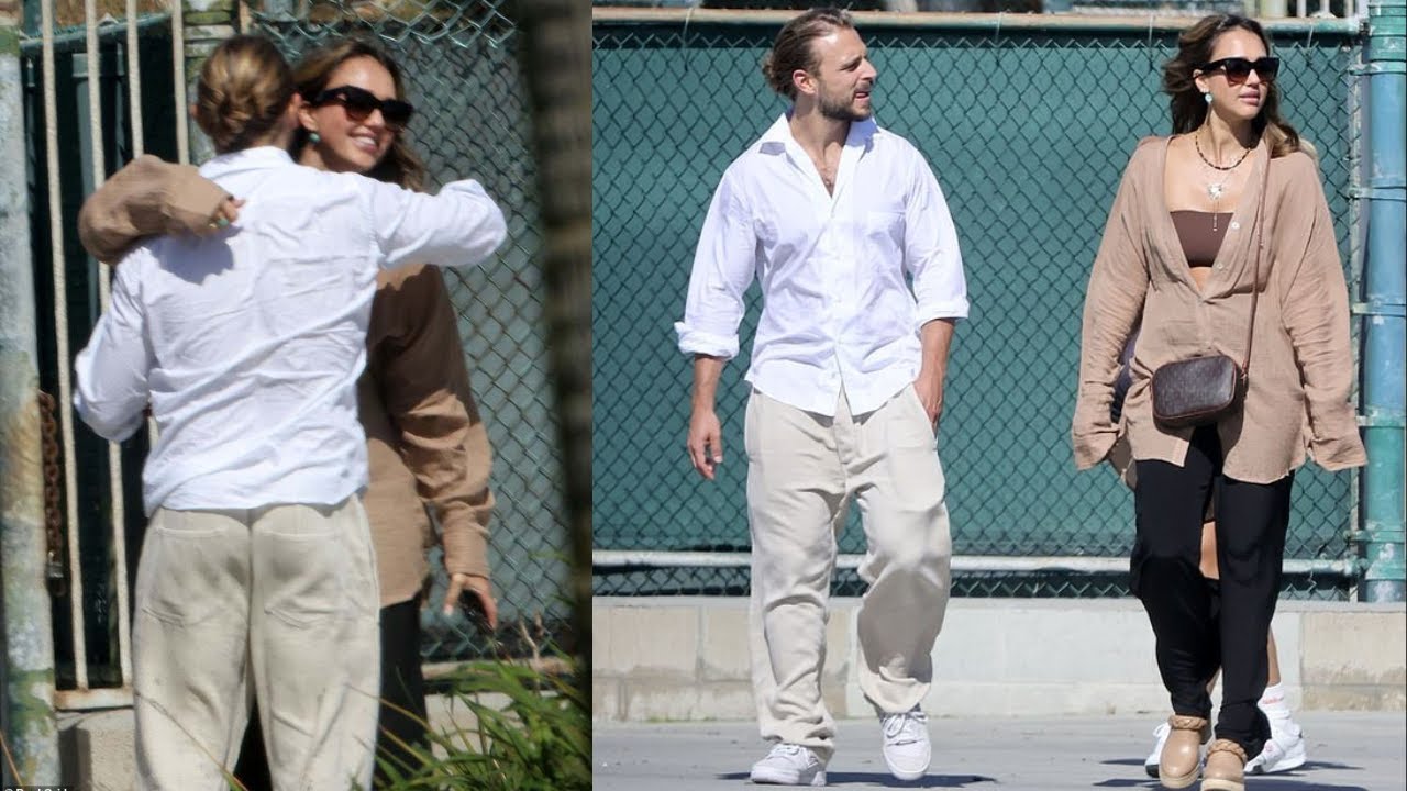 "Jessica Alba's Heartwarming Hug at LA Tennis Match | Amid Husband's ...
