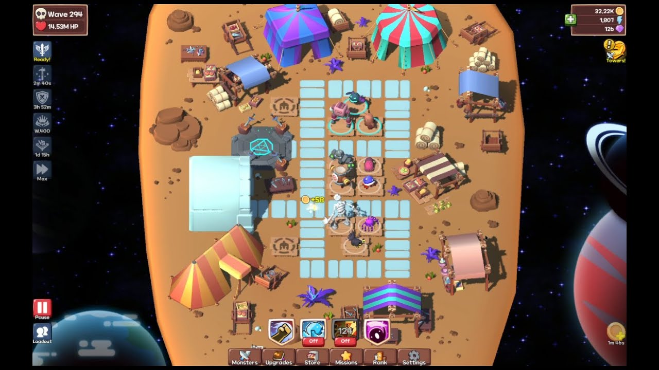 Idle Monster TD Evolved Evolved 2 DPS Ke Evo 3 - YouTube