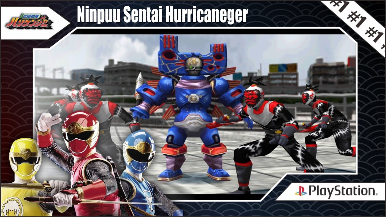 Ninpuu Sentai Hurricaneger - Scroll 1 [1] | PS1 Game - YouTube