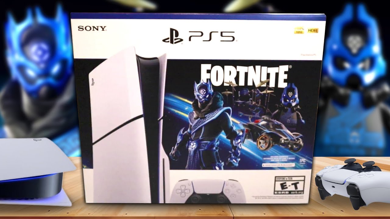 PS5 Disc Edition Unboxing | Fortnite Cobalt Star Bundle - YouTube