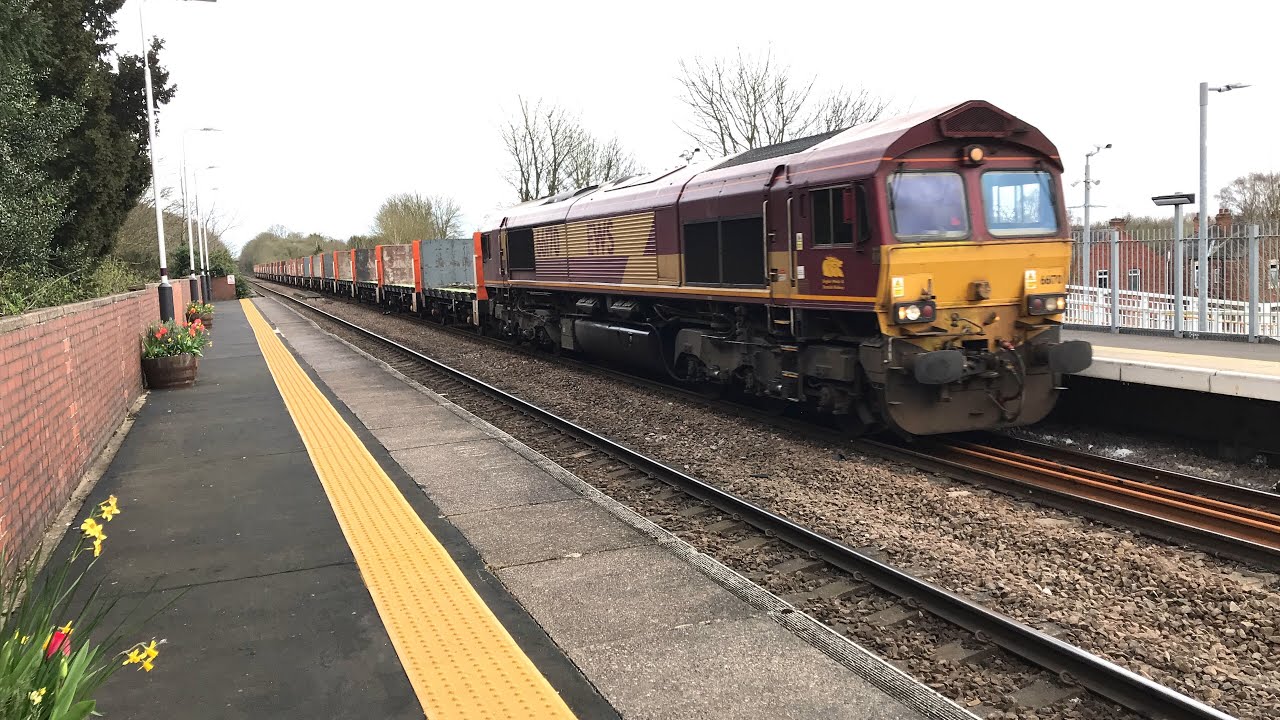 66170 4E25 Bow Depot to Heck Plasmor P S 16:55 12E 19/3/2024 - YouTube