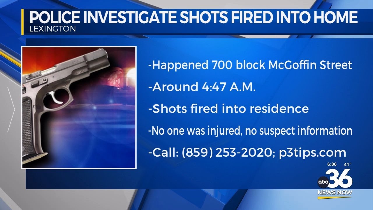 Police investigate shots fired into home - YouTube