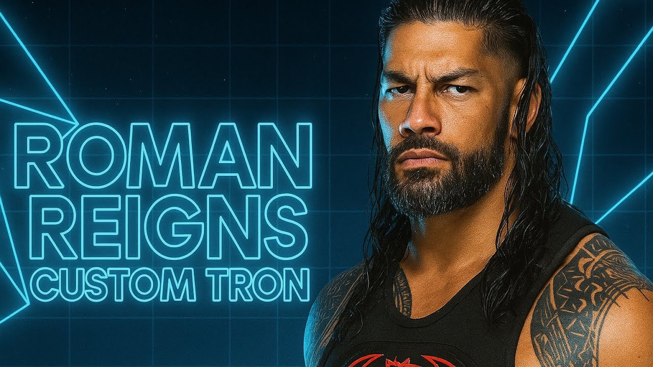 Roman Reigns Custom Tron - YouTube