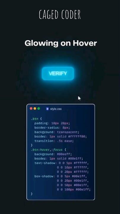 Glow Effect Using Css Webdevelopment Html5 Css3 Html Css Htmlcss
