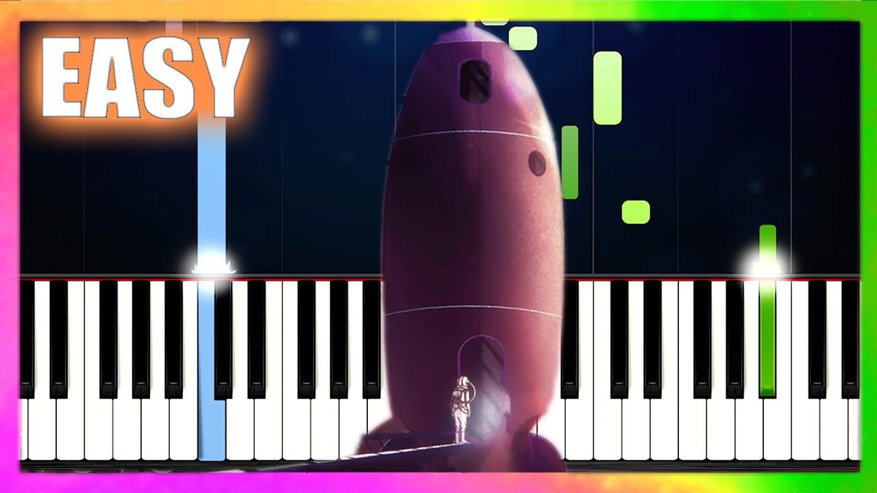 Elton John - Rocket Man - EASY Piano Tutorial - YouTube