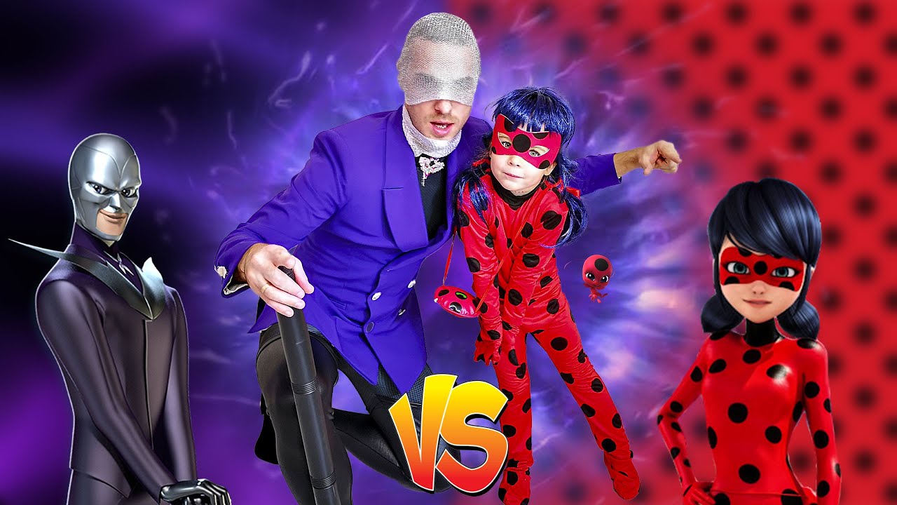 👸 Анна и папа - Леди Баг vs Бражник 🐞 Miraculous Ladybug vs Hawk Moth ...