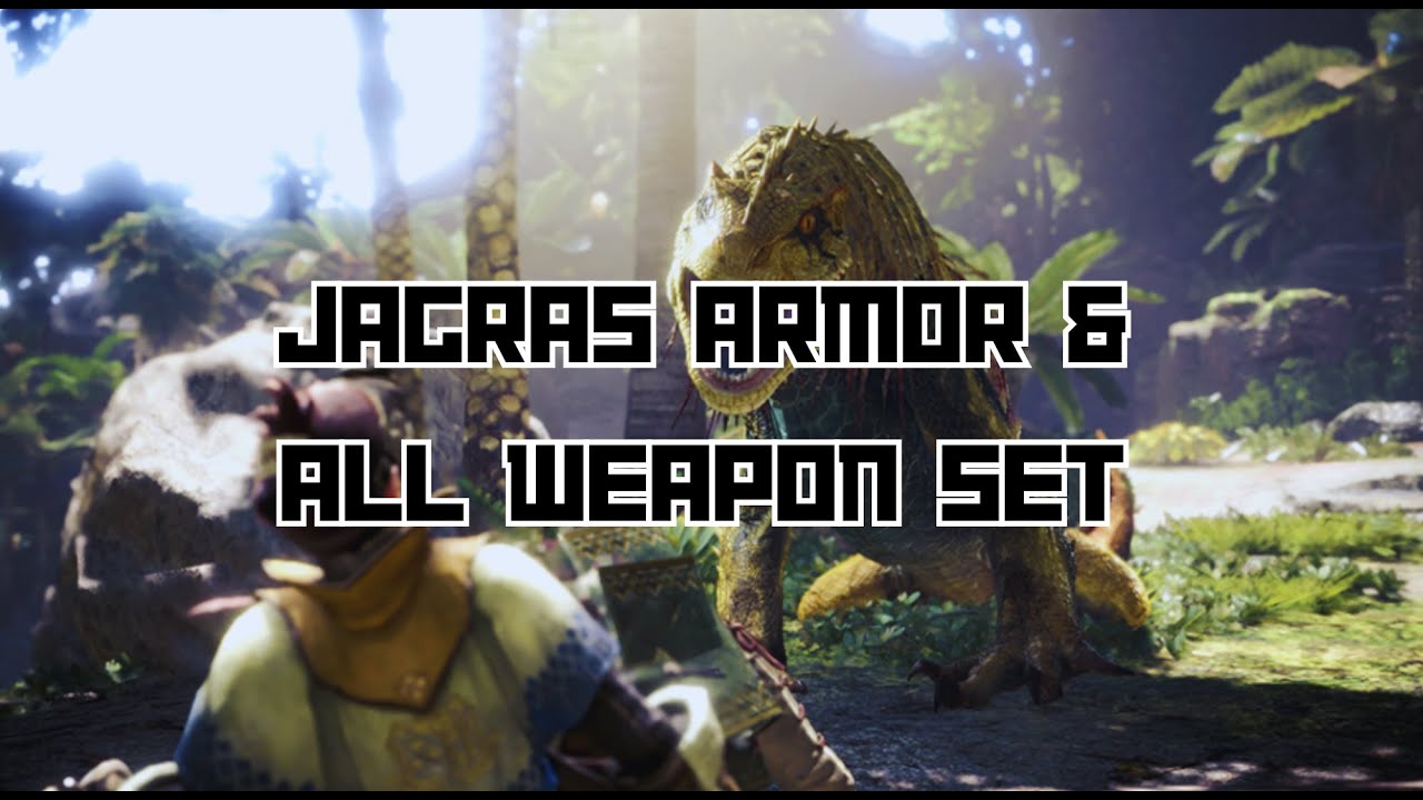 G.Jagras All Armor Set and All Weapon Set (Low Rank) - YouTube