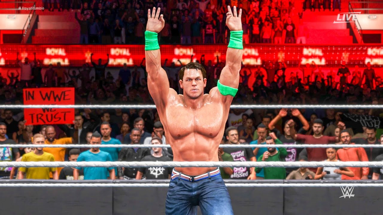 WWE 2K20 Batista vs John Cena Royal Rumble Match Gameplay (PC Gameplay ...