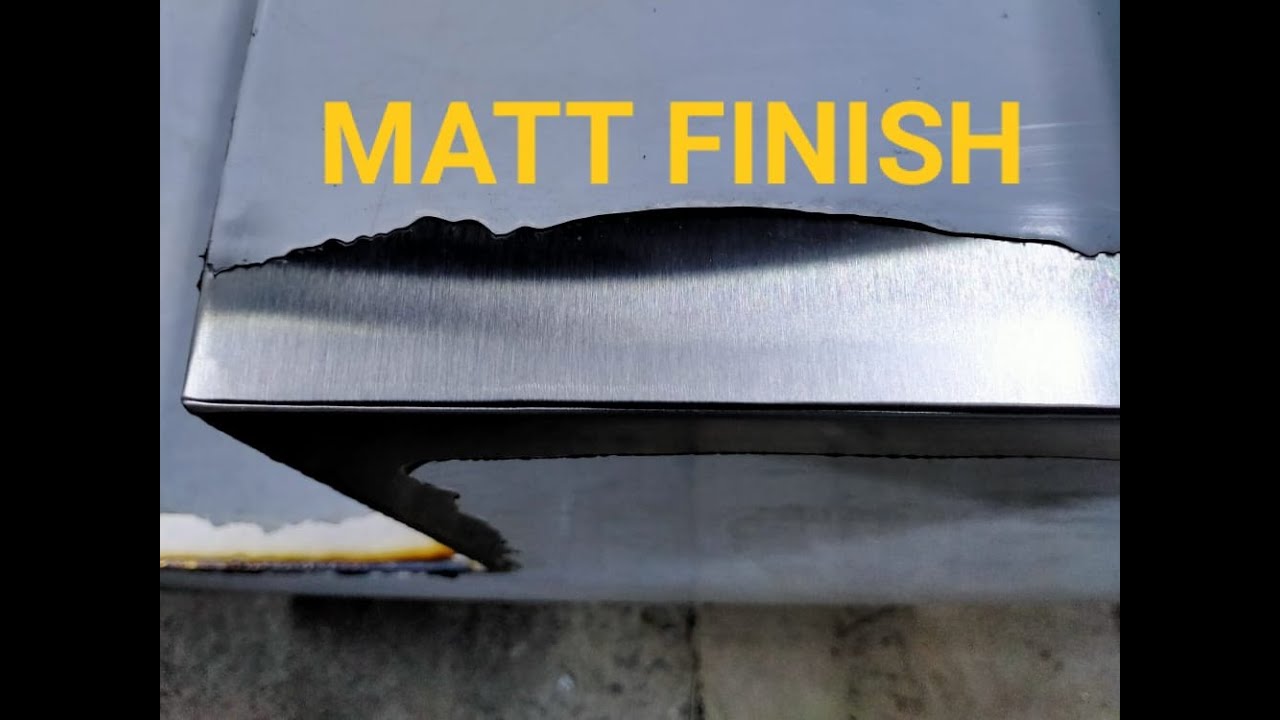 HOW TO POLISH MATT FINISHING - YouTube