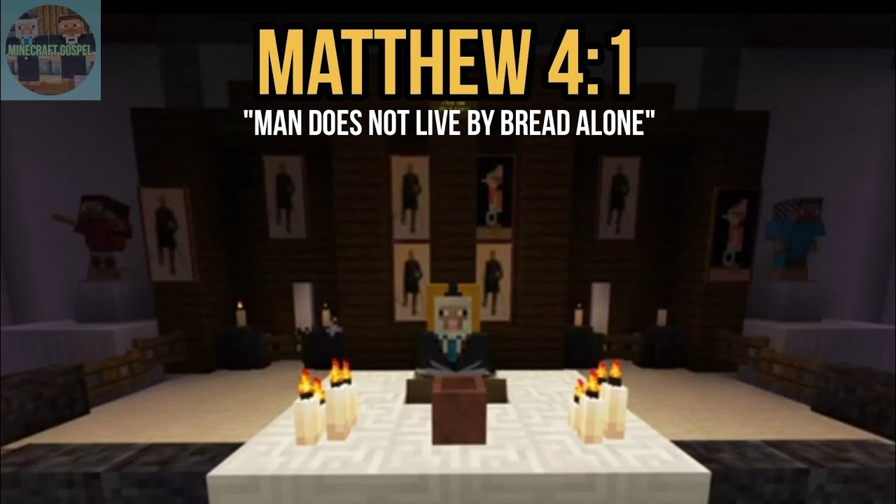 Matthew 4:1 | a Minecraft sermon - YouTube