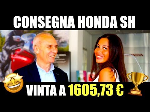 Floriana Messina consegna la Honda SH vinta su Bidoo a 1605,73€ 🏆