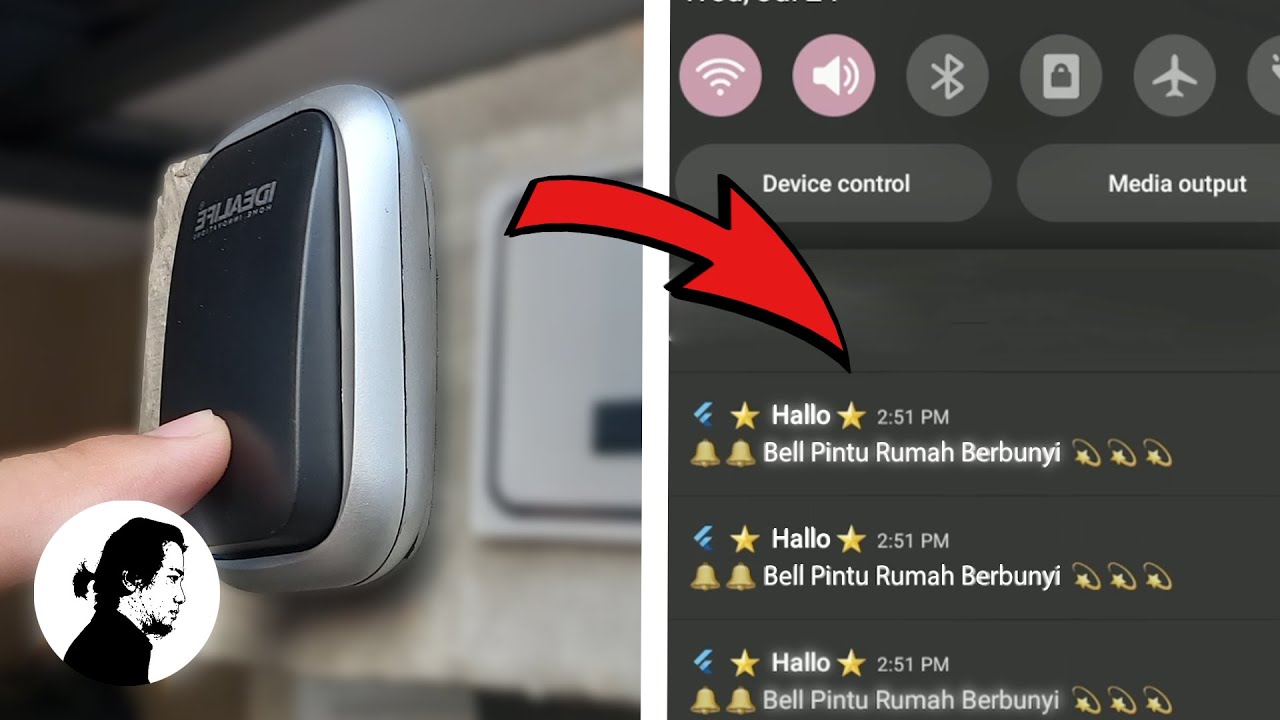 Tutorial - Bell Pintu Yang Dapat Mengirim Notif ke Handphone Dengan ...