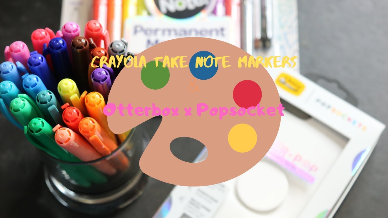 Crayola Take Note x Otterbox x Pop Socket Collab | MEGZY T. THE OG ...