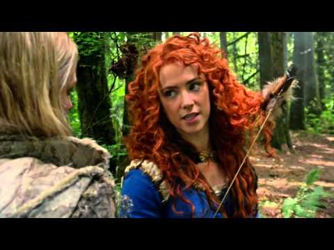 Once Upon A Time 5x01 "The Dark Swan" Merida and Emma - YouTube