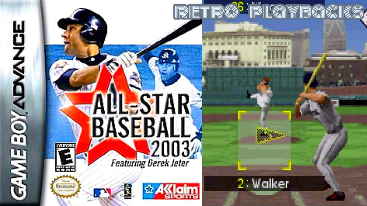 All-Star Baseball 2003 / Nintendo Gameboy Advance RGB / RetroTink 5x ...