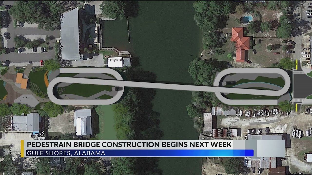 Gulf Shores Pedestrian Bridge detours underway; construction set to ...